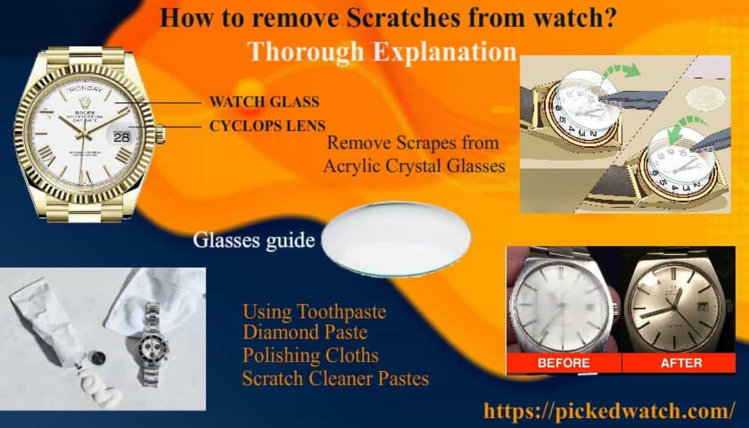 How to Remove Scratches from watch | A Thorough Explanation