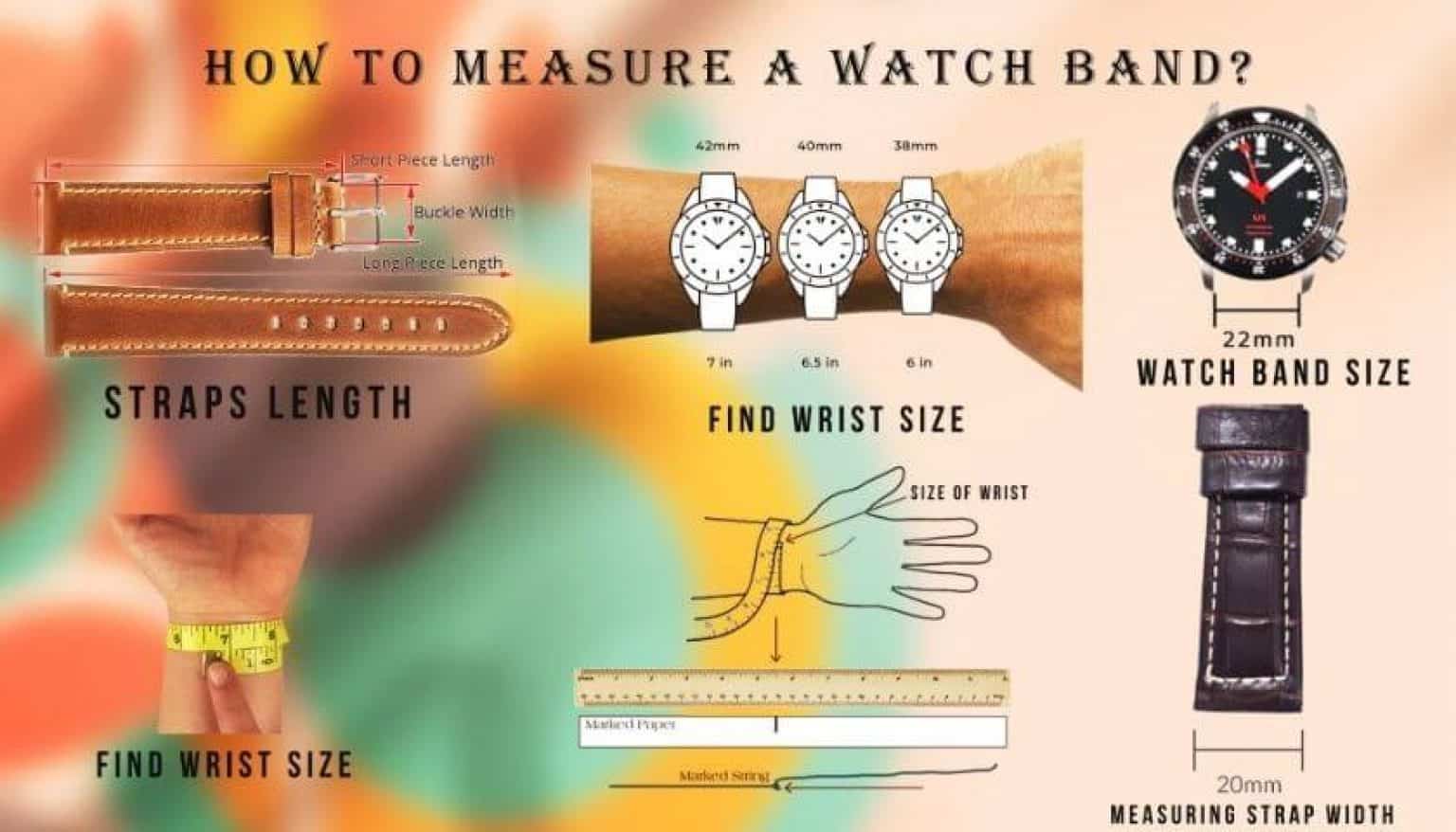 How To Measure A Watch Band A Thorough Explanation How To Measure A Watch Band A Thorough Explanation