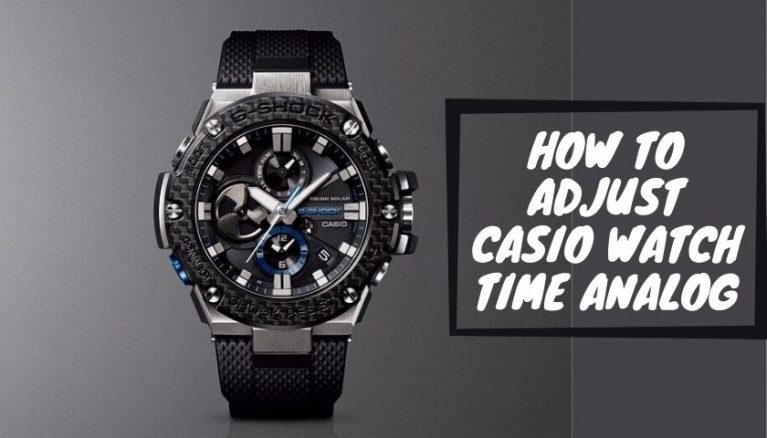 How To Adjust Casio Watch Time Analog Pickedwatch