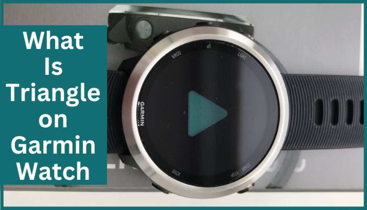 What Is Triangle on Garmin Watch - Picked Watch